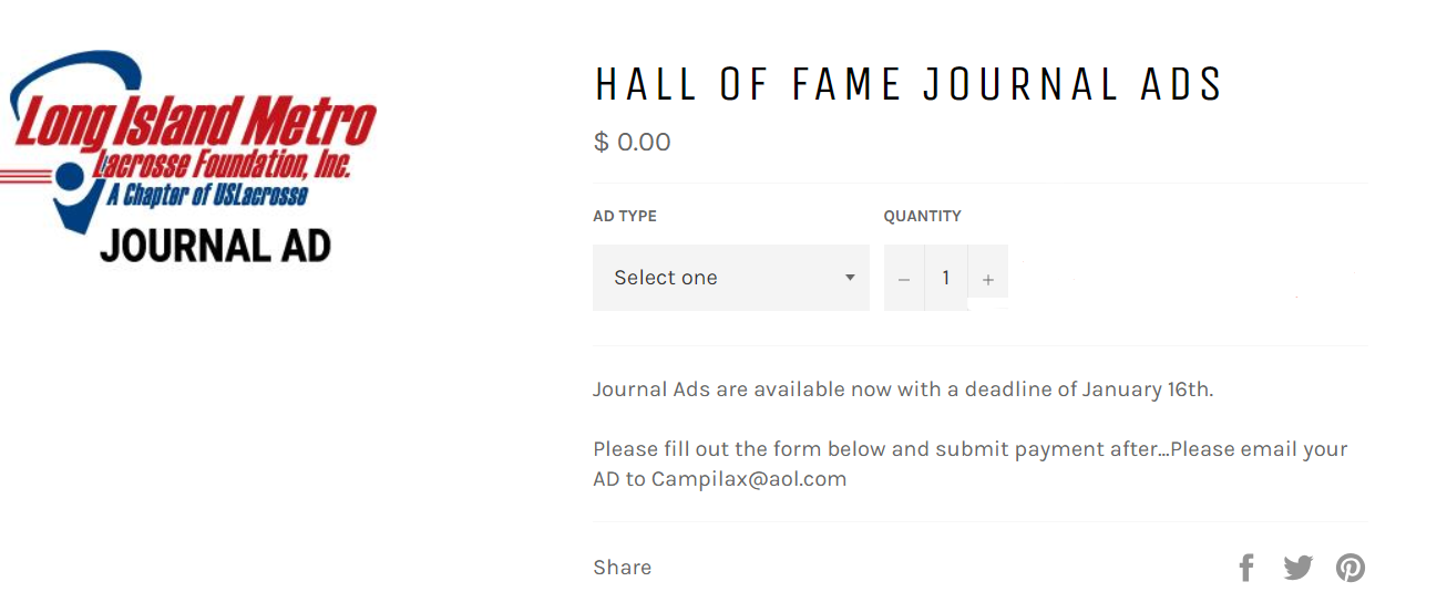 Hall of Fame Dinner Sponsorships – LONG ISLAND METRO LACROSSE FOUNDATION